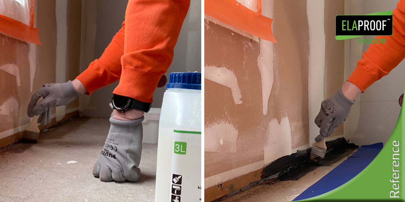 Indoor air sealing and radon protection | Tuusula - Elaproof