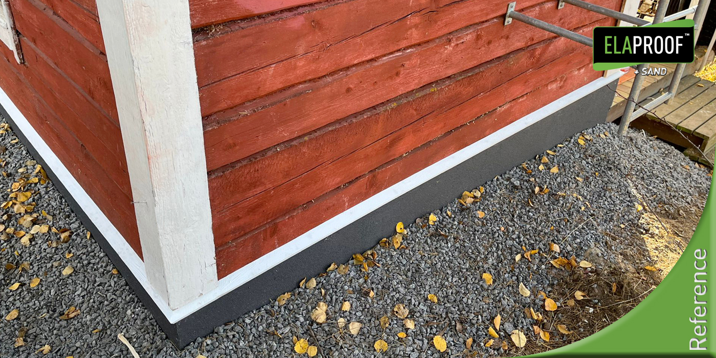 The plinth and floor of the beach sauna | Tuulos - Elaproof