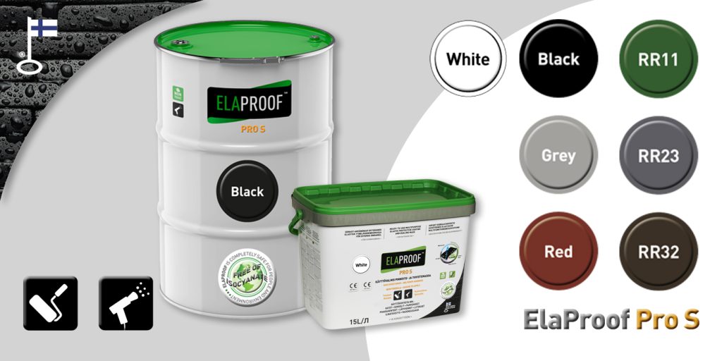 ElaProof Pro S – lasting sprayable elastomer for pros - Elaproof